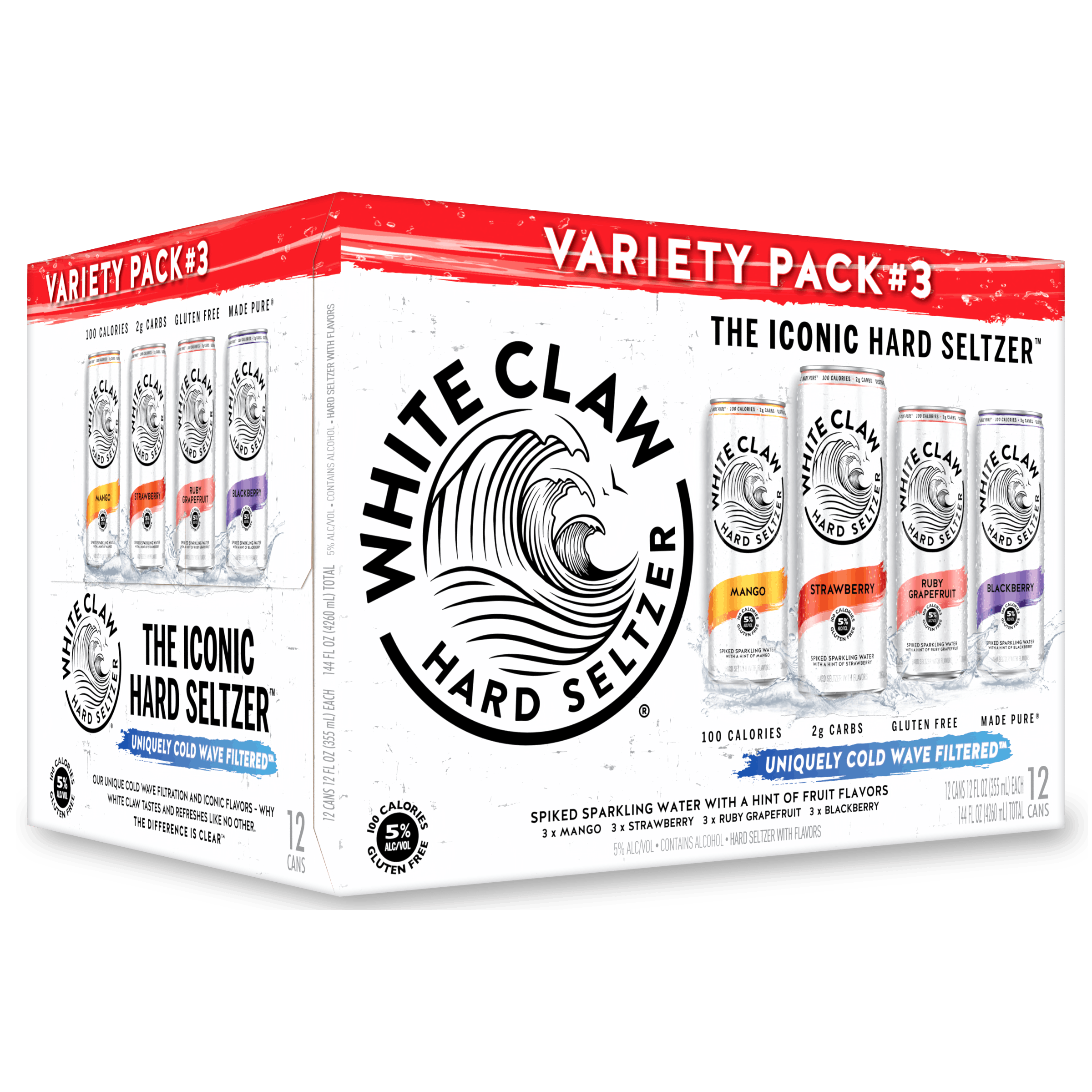 White Claw Hard Seltzer Variety Pack #3