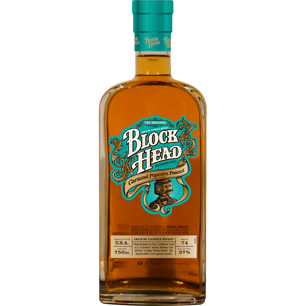 Blockhead Popcorn Peanut Caramel Whiskey - Mini Bottle